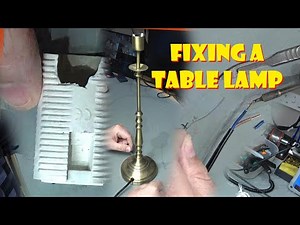 Table Lamp Repair #0079