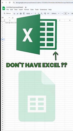 Don’t Have Excel? Use Google Sheets Instead #excel