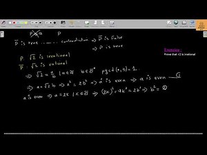 I.09. Proof by Contradiction