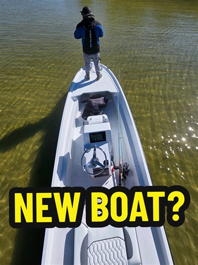 What do you guys think of the NEW rig? Let me know what kind of content you're going to want to see off this @xpcboatworks! I'm excited to do some technical fishing off a micro skiff! Let's GOO! Stay Tuned 💯 #fishingtampabay #xpcboatworks #fishingcharter #fishingtiktoks #microskiff