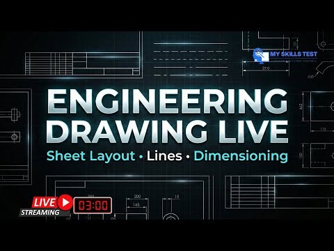 Engineering Drawing Live Class | Sheet Layout, Lines & Dimensioning | ITI / Diploma
