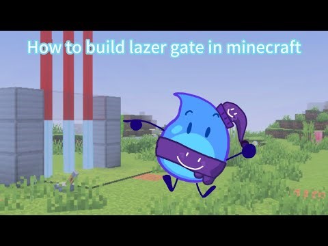 How to make lazer gate in minecraft