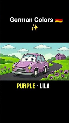 German Colors A1 🇩🇪✨Learn 10 colors in just seconds — save & practice!