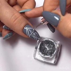 Their technique is amazing!! Just look at that precision. Like if you're feeling inspired too. (via @tofi_nails on Insta). | Salon Gold