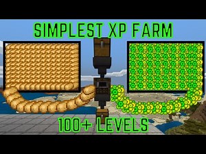 THE SIMPLEST XP FARM Tutorial | Minecraft Bedrock All Versions All Platforms