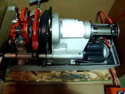 RIDGID 1822-1 PIPE THREADER.wmv