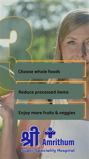 Shri Amrithum Hospital #FeelGoodFuel #HealthyHabitBuilder #SelfCareSecrets #FitLifeHacks