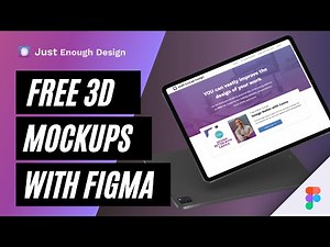 Free 3D Mockups With Figma To Showcase Your Work