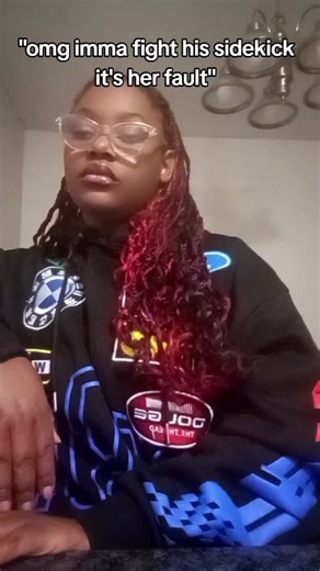 like you can't call yourself feminine but get mad at the girl when your bf cheats on you. It's not her fault, she didn't know and if she did cut her off don't fight her