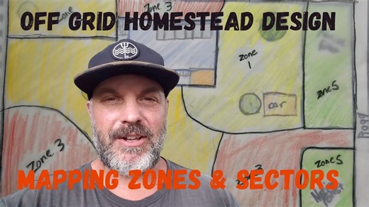 Off-Grid Permaculture Homestead Design: Mapping Zones & Sectors