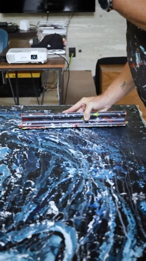 Peter Terrin on Instagram: "This blue portrait became my last painting of the year — layer after layer, a quiet conversation between canvas and patience. I’m grateful for everyone who has followed my journey and supported my art this year. Wishing you all a peaceful, healthy and creative New Year. Thank you from the heart. 🙏✨"