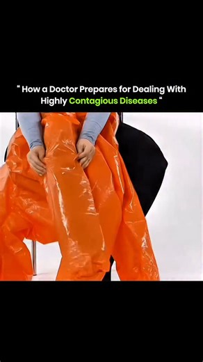Knowledge Matrix on Instagram: "How a doctor prepares for dealing with highly contagious diseases involves careful training, strict safety protocols, and specialized equipment. Doctors learn to use protective gear like masks, gloves, and suits to prevent infection. They follow hygiene practices and isolation procedures to keep themselves and others safe. Understanding the disease and staying updated on treatments is also essential for effective care. #knowledge #didyouknow #innovation #technolog