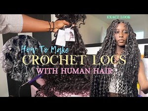 Handmade Loc Tutorial | Glueless & Weftless Method | Beginner Friendly Mermaid Locs