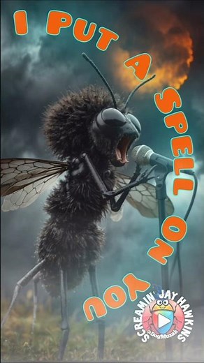 Carpenter Bees Rock Screamin’ Jay Hawkins “I Put A Spell On You” 🐝🔥 | Bug Muzak Halloween Special! 🎃