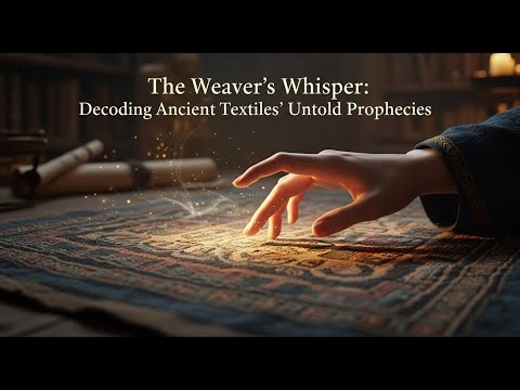 The Weaver's Whisper Decoding Ancient Textiles' Untold Prophecies