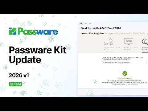 What's New in Passware Kit 2026 v1