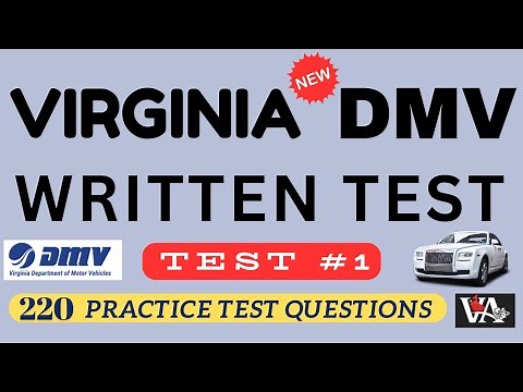 Virginia DMV Written Test 2026 | virginia dmv permit test | | dmv learners permit test #virginia