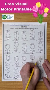 Check out how many skills are practiced with this visual motor activity! | Your Therapy Source | Facebook