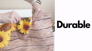 Lunarable Ethnic Place Mats Set of 4, Silhouette of Dancings Geometric Shapes in Horizontal Line Art Design Boho, Washable Fabric Placemats for Dining Table, Standard Size, White and Black