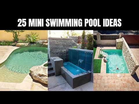 25 Mini Swimming Pool Design Ideas || J4 Vlogs
