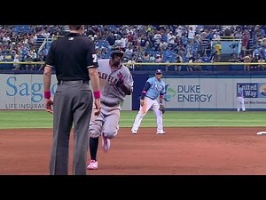 CLE@TB: Morgan goes deep for his first of the season