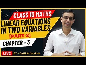 Solving Linear Equation Pairs Using Graphs | Class 10 Maths Chapter 3