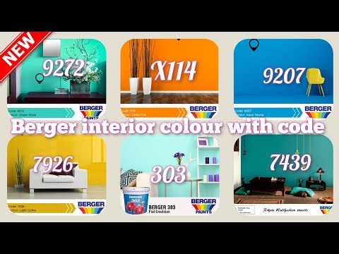 Berger colour code interior house painting colour code 2024
