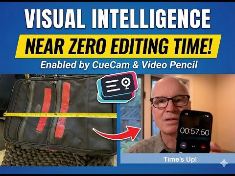 Visual Intelligence + CueCam: The 60-Second Suitcase Test