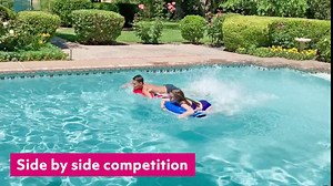 Poolmaster Racing Saucers Inflatable Swimming Pool Float Game (Pack of 2)