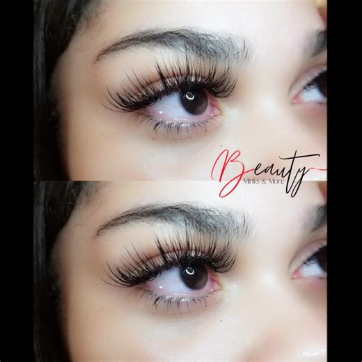Natural Looking Lash Extensions by Beauty Minks & More #lashes #lashextensions #atlantalashes #lashtech