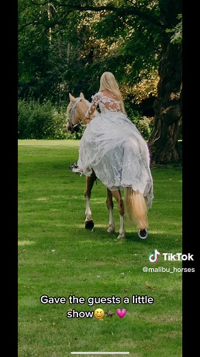 Runaway Bride Horse Wedding Photoshoot