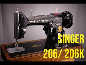 Introduction to and threading a Singer 206, 306, 319, 320. First time sewing.