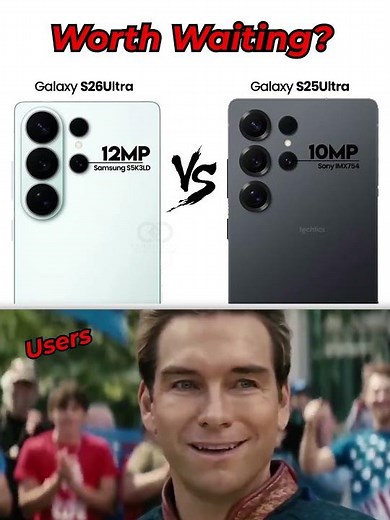 Galaxy S25 VS Galaxy S26 Ultra Camera Upgrade 😎