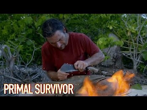 Making fire to SURVIVE using bamboo technique | Primal Survivor