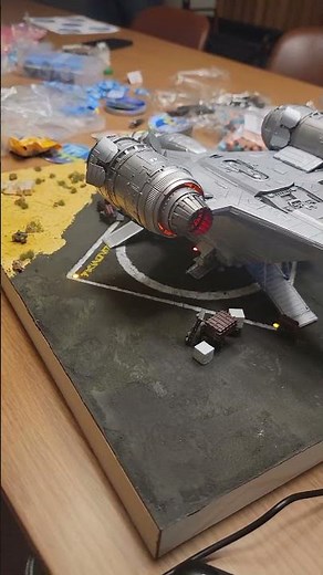 Star Wars Mandalorian Razor Crest model preview at Wonderfest 2025 #wonderfest @aligning_the_stars