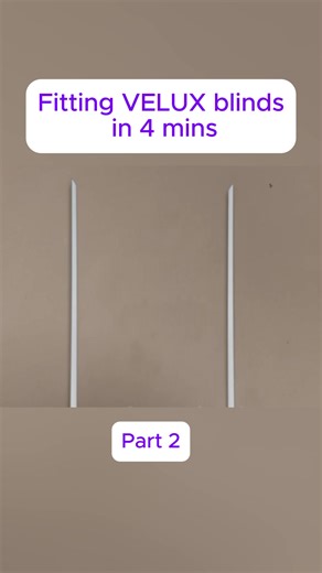 Fitting VELUX blinds in 4 mins #bricklaying #dreamhoue #diy #easy #construction