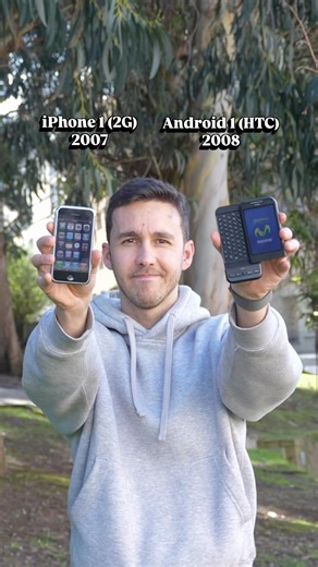 iPhone 1 vs Android 1 🆚 ESTA es la DIFERENCIA de CÁMARAS en casi 20 años…