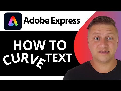 How to Curve Text in Adobe Express | Adobe Express Tutorial 2025