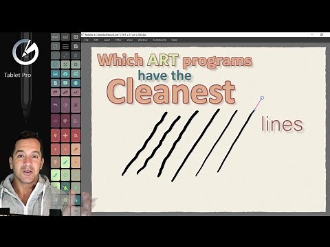 Best Art Software for CLEAN lines - TOP 4 programs plus 1 extra - drawing, painting and digital art