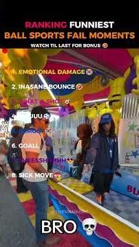 Ranking Funniest Ball Sports Fail Moments🤣