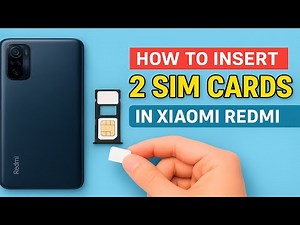 How to Insert Dual SIM in Xiaomi Redmi. (Note 8/9/10/11)