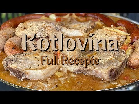 Authentic Kotlovina Recipe | Traditional Croatian Dish Cooked Outdoors