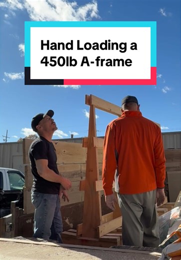 Properly Loading a 450lb A-Frame: Tips and Physics