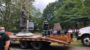 New Haven Takes Down Christopher Columbus Statue in Wooster Square