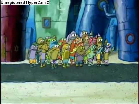 Spongebob- Giving the Middle Finger