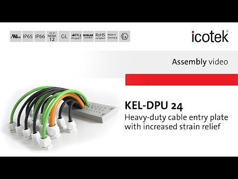 Cable Entry Plate KEL-DPZ 24 | Assembly | icotek