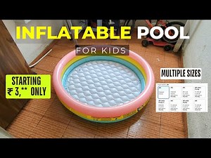 Intex Inflatable Pool for Kids | Amazon Finds | How to Inflate, Review & Demo