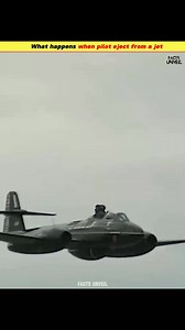 What happens when pilot eject from a jet 😱 #viralreelsfacebook #facts #trendingreels #pilot #reelsvideo | facts fo facts