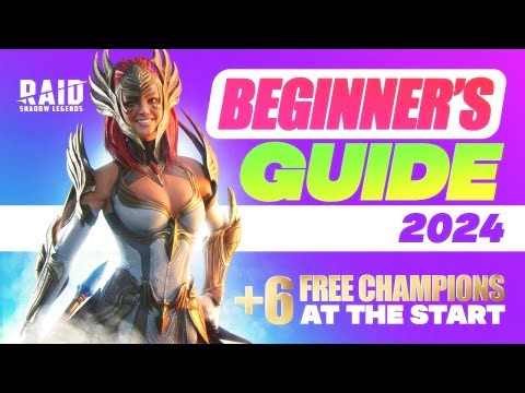 ❗NEW ❗Raid Shadow Legends Beginner's Guide 2024 💥 Starting Guide + 6 FREE Champs & Beginner PACK💥