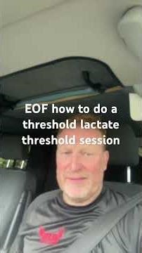 EOF Lactate threshold training